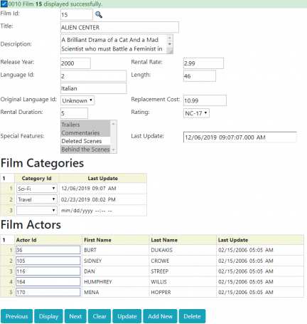 GenHelm - Database Maintenance Forms